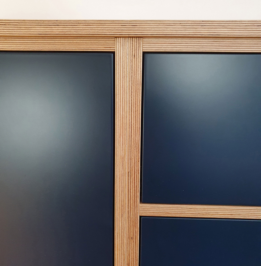 Oak veneered birch plywood chest of drawers / Hornsey North London – MW ...